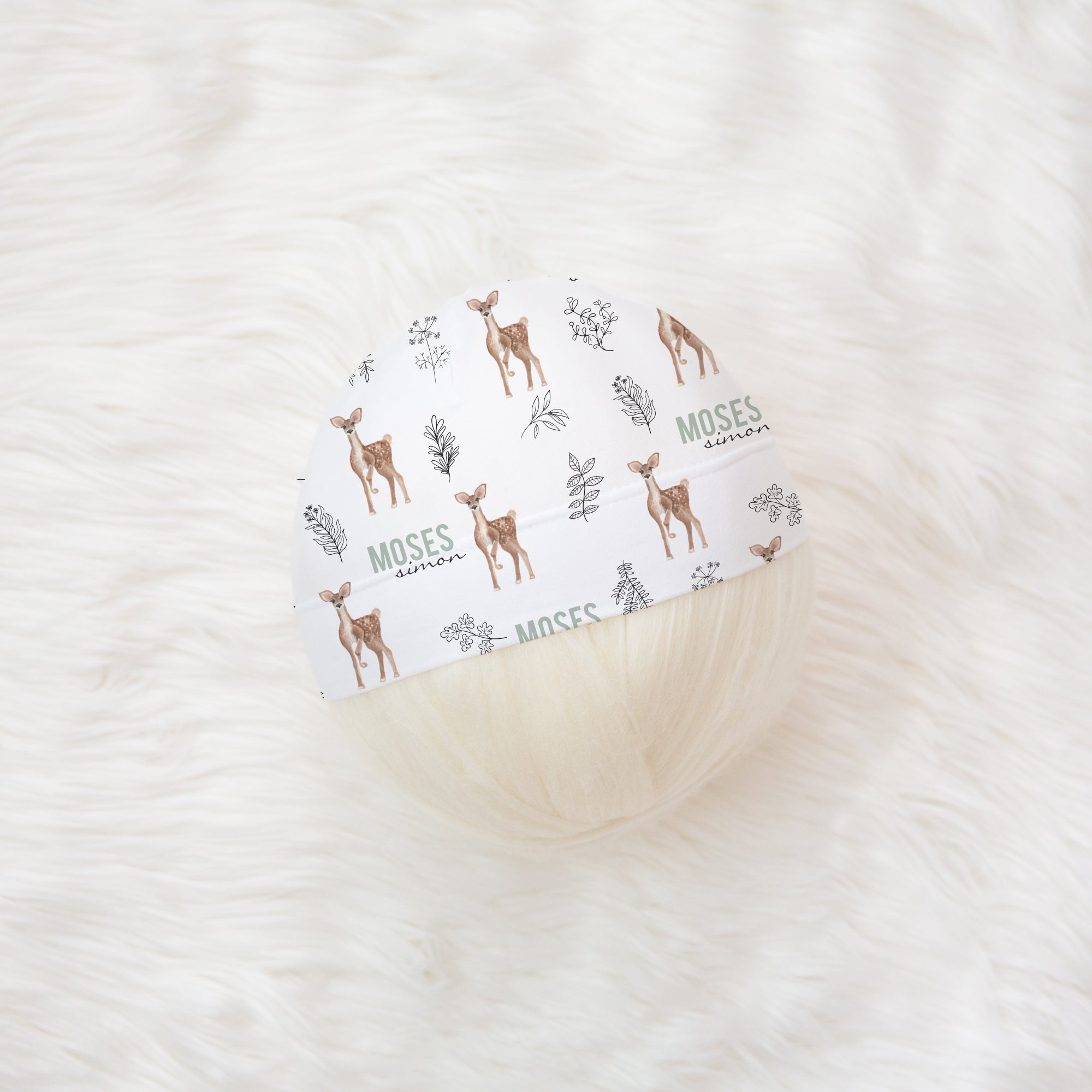 Moses Hat | AGreatBaby Baby Headband With Deer Print